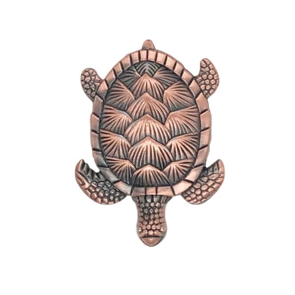 Turtle Copper Metal Drawer, Cabinet or Door Knobs - Set of 6 - Bed Bath ...