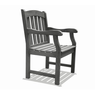 Surfside Outdoor Hand-Scraped Hardwood Armchair by Havenside Home - 23 ...