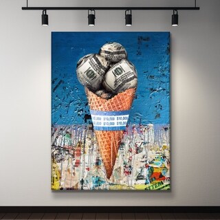 IKONICK CREAM Canvas Art - Bed Bath & Beyond - 22095447