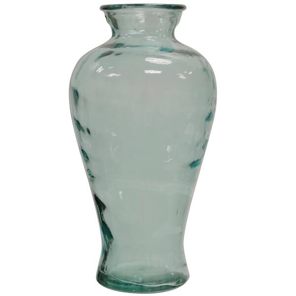 Translucent Clear Curved Glass Vase - Bed Bath & Beyond - 22120731