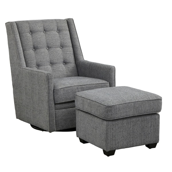 angelo:HOME Lillian Rocking/Swivel Chair and Ottoman Set - Bed Bath ...