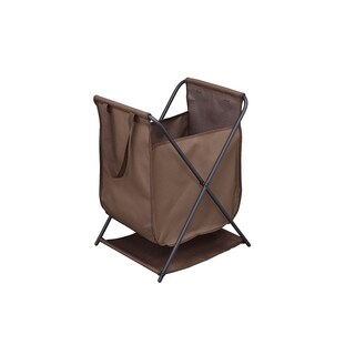 Staci Multifunction Foldable Storage Bin (Brown), Durable Fabric with ...