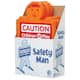 American Plastic Toys Safety Man Caution Sign 8-Pack - Orange - Bed ...