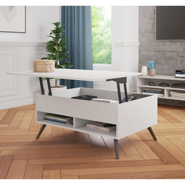 Bestar Small Space Krom 37 inch Lift Top Storage Coffee Table Bed Bath Beyond 22197907