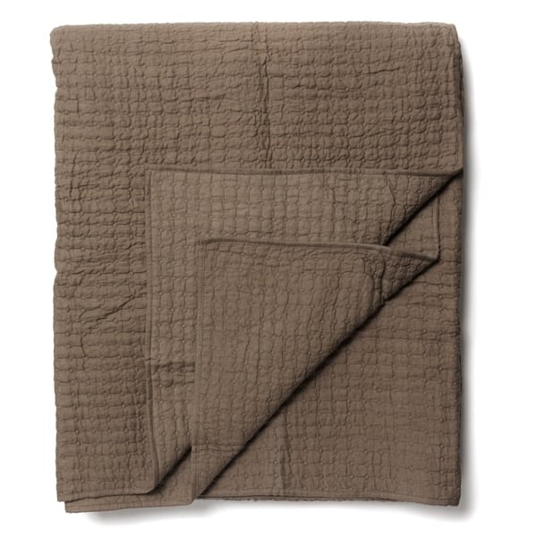 Cottage Home Karina 100 percent Linen Quilt - Bed Bath & Beyond - 22200783