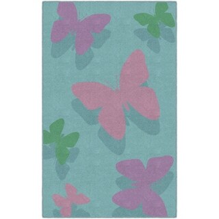 Brumlow Mills Butterflies, Children's Area Rug BLUE - 2'6" x 3'10 ...