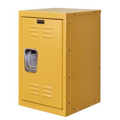 Hallowell Kid Mini Locker, 15"W x 15"D x 24"H, 723 Trophy (yellow ...