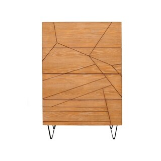 Alpine Furniture Trapezoid 4 Drawer Chest - Bed Bath & Beyond - 22317113