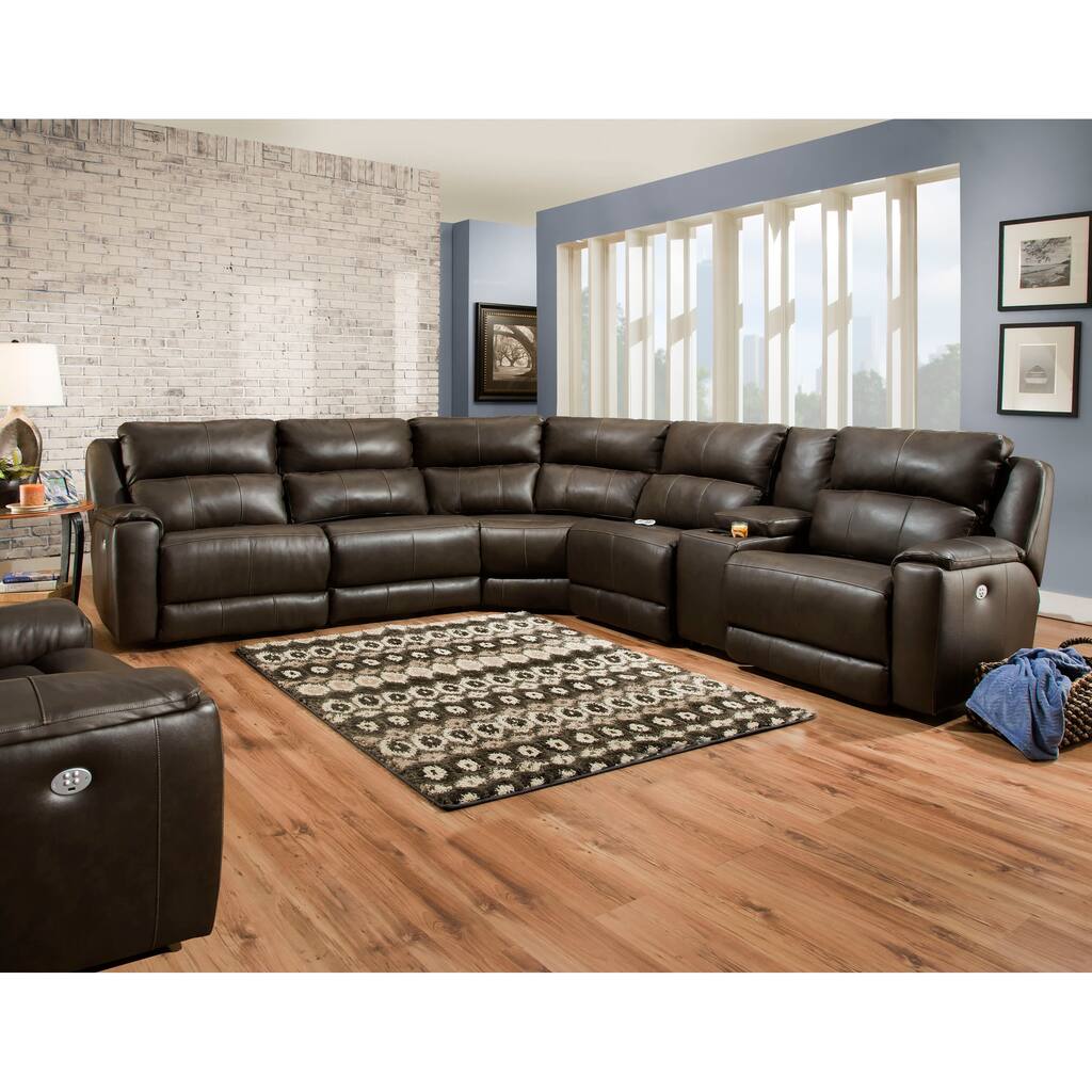 Southern Motion Dazzle Power Reclining Sectional Sofa - Overstock ...