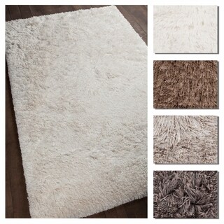 Artist's Loom Dionne Collection Hand-Woven Abstract Pattern Shag Rug ...