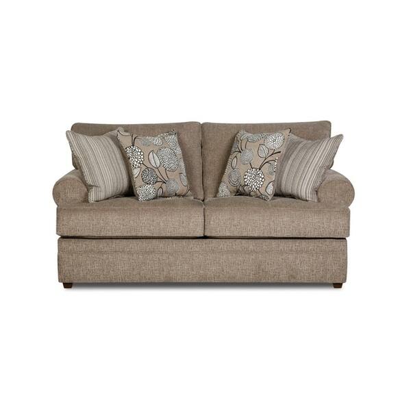 Simmons Upholstery Macey Pewter Sofa and Loveseat Set - Bed Bath & Beyond - 22363757