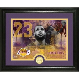 Lebron James Lakers Commemorative Bronze Coin Photo Mint - Multi-color ...