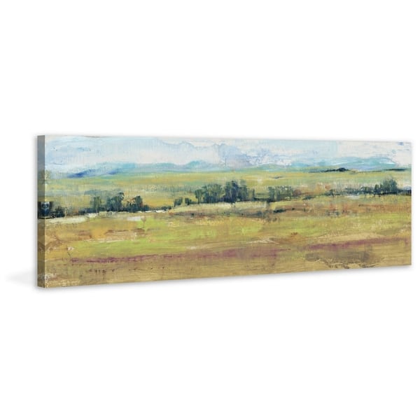 Distant Treeline Panel II' Painting Print on Wrapped Canvas - Multi ...