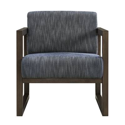 Modern Style Indigo Wood Frame Chair - Overstock - 22529770