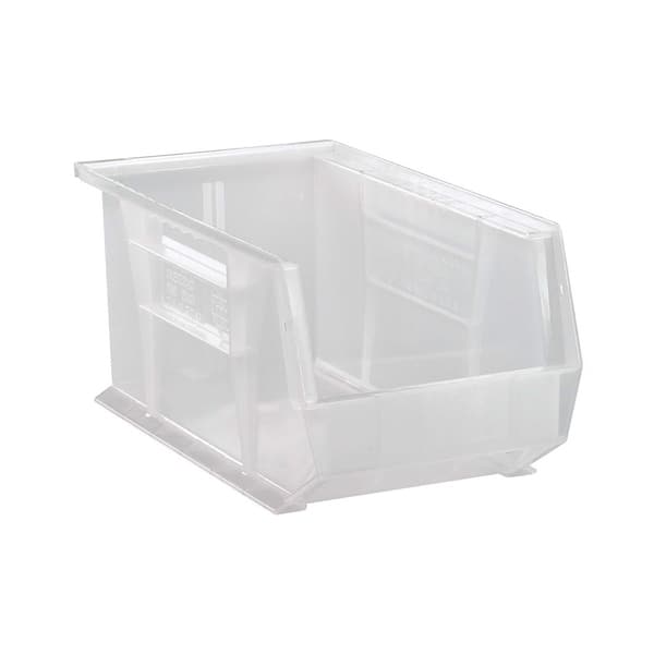 Quantum Plastic Storage Clear View Ultra Hang and Stack Bin 14-3/4" x 8 ...