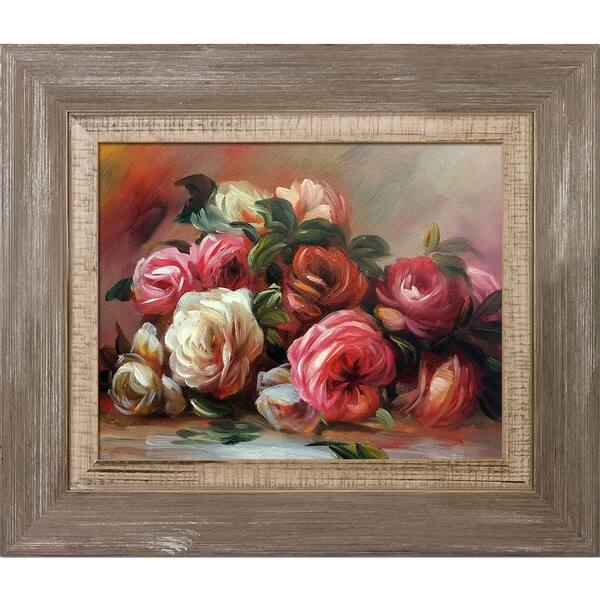La Pastiche Pierre-Auguste Renoir 'Discarded Roses' Hand Painted Oil ...