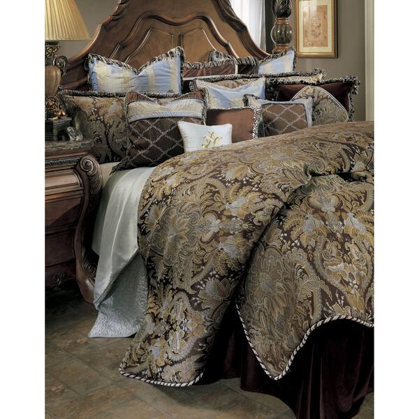 Michael Amini Portofino 12-piece Queen/Full Size Comforter Set (As Is ...