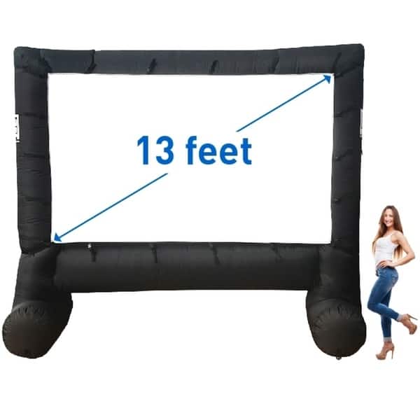 MEGA SCREEN XL MOVIE SCREEN - INFLATABLE PROJECTION SCREEN- PORTABLE ...