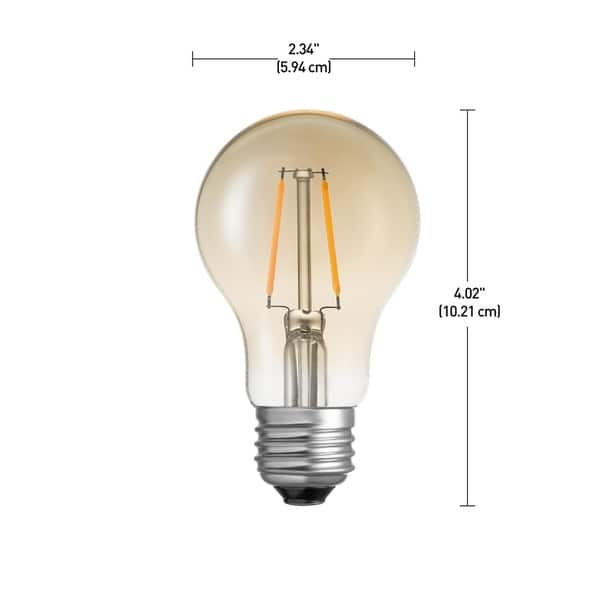 60W Equivalent Vintage Edison Dimmable LED Light Bulb, E26 - Bed Bath ...