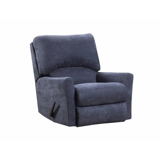 Simmons Upholstery Pacific Steel Blue Power Rocker Recliner - Bed Bath ...