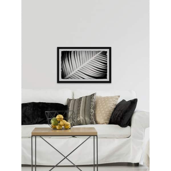 'Palm Frond II' Framed Painting Print - Multi-Color - Bed Bath & Beyond ...