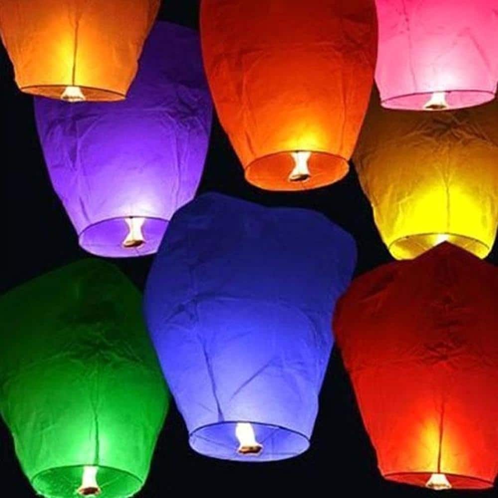 F.S.D Chinese Sky Fly Fire Lanterns - Overstock - 22698143