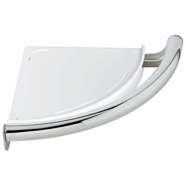 Delta BathSafety: Contemporary Corner Shelf with Assist Bar - Bed Bath ...