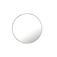 Strick & Bolton Prine 32-inch Metal Frame Round Mirror - Bed Bath ...