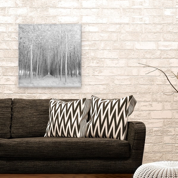 Masterpiece Art Gallery Perspective Snowy Forest By Chip Forelli Canvas ...