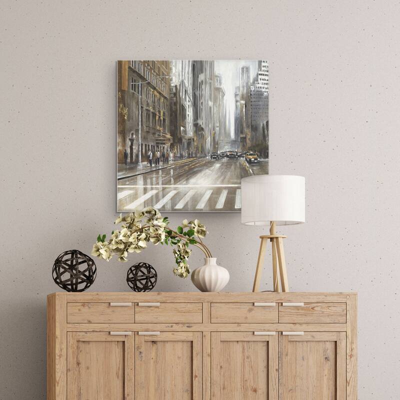 Masterpiece Art Gallery New York City Rush Hour Square by Emily ...