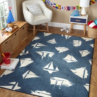 Mohawk Home Blue Boats Nautical Area Rug - Bed Bath & Beyond - 22731731