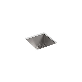 Kohler K-5287-Na Strive 15" X 15" Under-Mount Bar Sink with Sink Rack ...