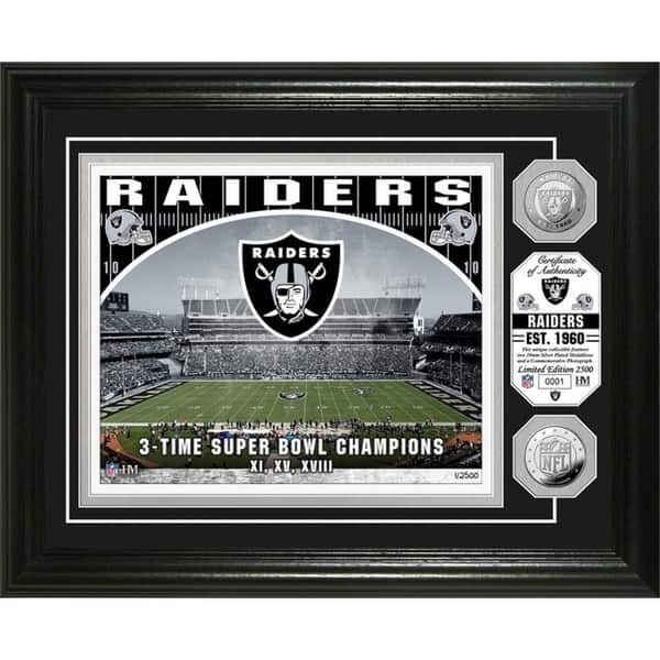 Raiders "Stadium" Silver Coin Photo Mint - Bed Bath & Beyond - 22750572