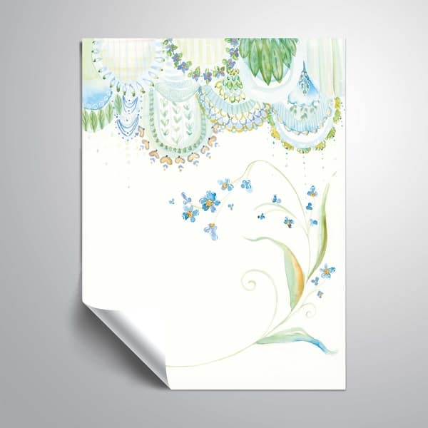 ArtWall's Forget me not thoughts Removable Wall Art Mural - Bed Bath ...