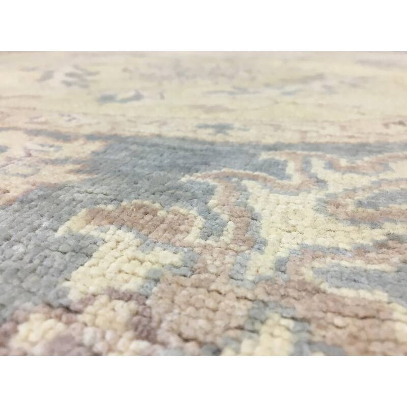 FineRugCollection Hand-knotted Fine Pakistan Peshawar Beige and Green ...