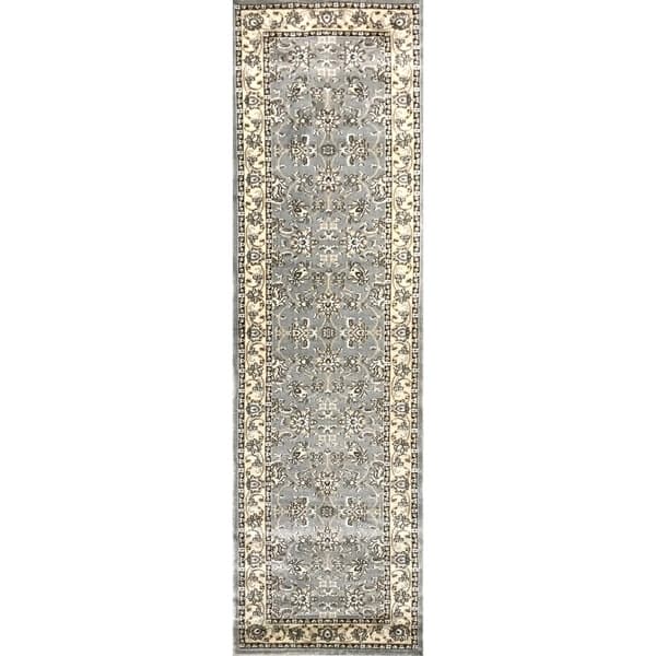 Admire Home Living Plaza Traditional Oriental Floral Scroll Pattern ...