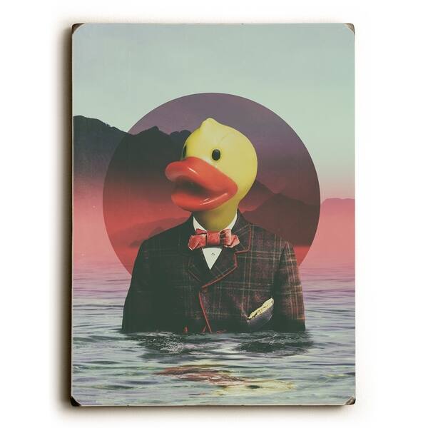 Rubber Ducky - Multi 9x12 Solid Wood Wall Decor by Ali Gulec - 9 x 12 ...