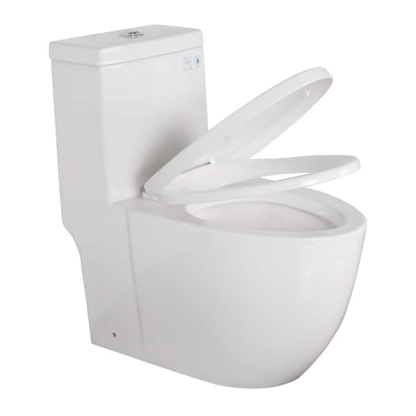 KDK A04 One Piece Dual Flush Elongated Bathroom Toilet - Bed Bath & Beyond - 22819375