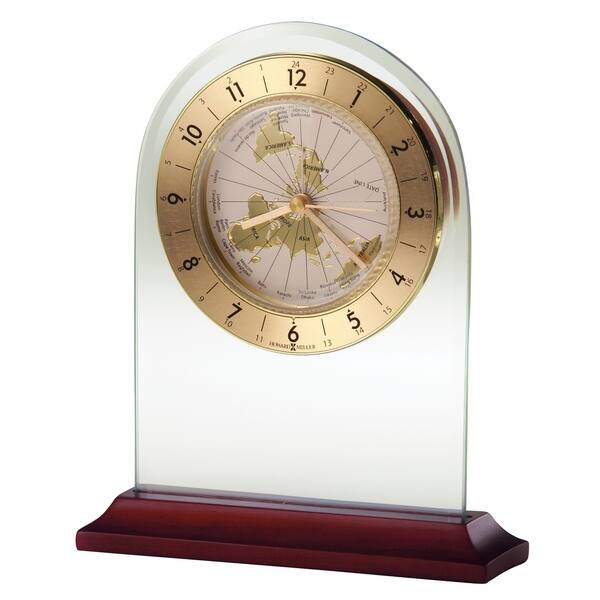 Howard Miller World Time Arch Contemporary, Modern, Sleek, Alarm Clock ...