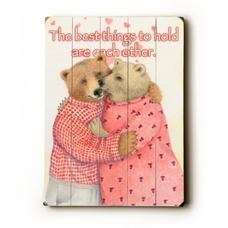 best things to hold bears - Planked Wood Wall Decor by Paris Bottman ...