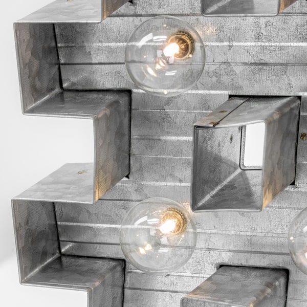 DISCONTINUED - American Art Decor Metal LED Marquee Hashtag Symbol Sign ...