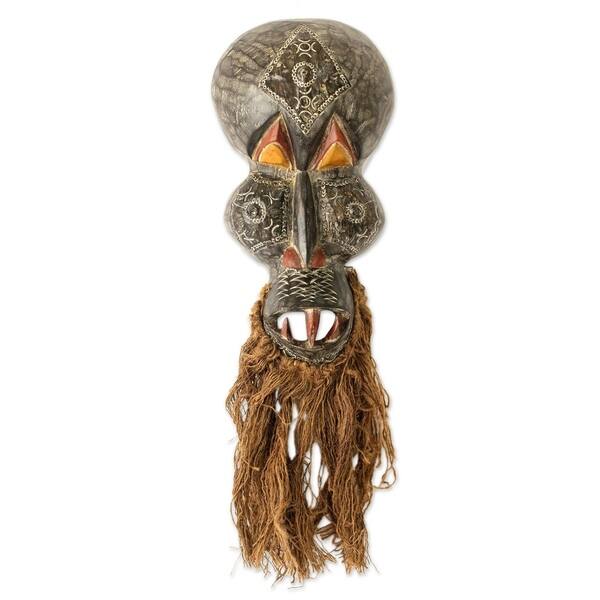 Handmade Obo-Adaka Healer African Wood Mask (Ghana) - Bed Bath & Beyond ...