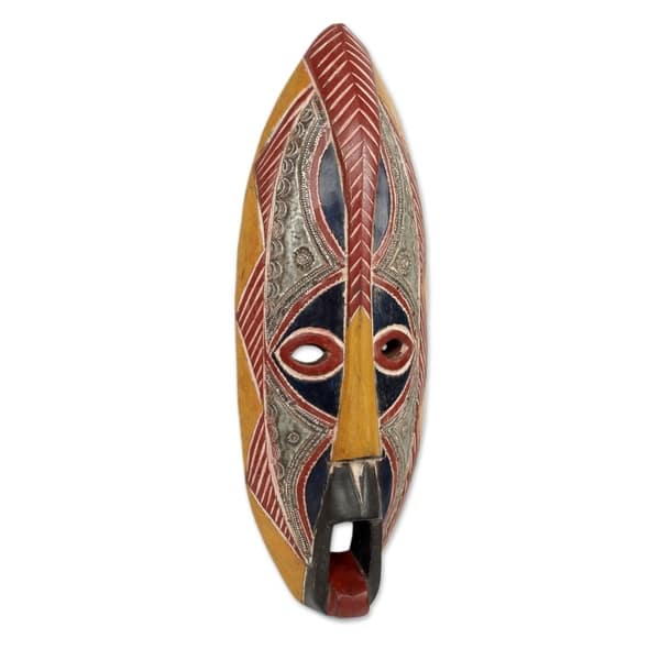 Handmade Dagomba Soothsayer African Mask (Ghana) - Bed Bath & Beyond ...