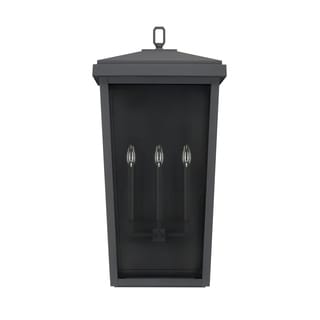 Donnelly 3-light Black Outdoor Wall Lantern - Bed Bath & Beyond - 22855627