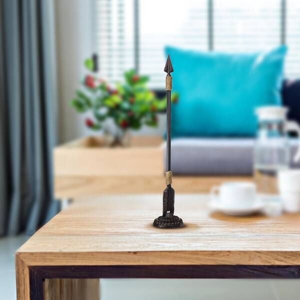DISCONTINUED - American Art Decor Metal Arrow Table Top Figurine Home ...