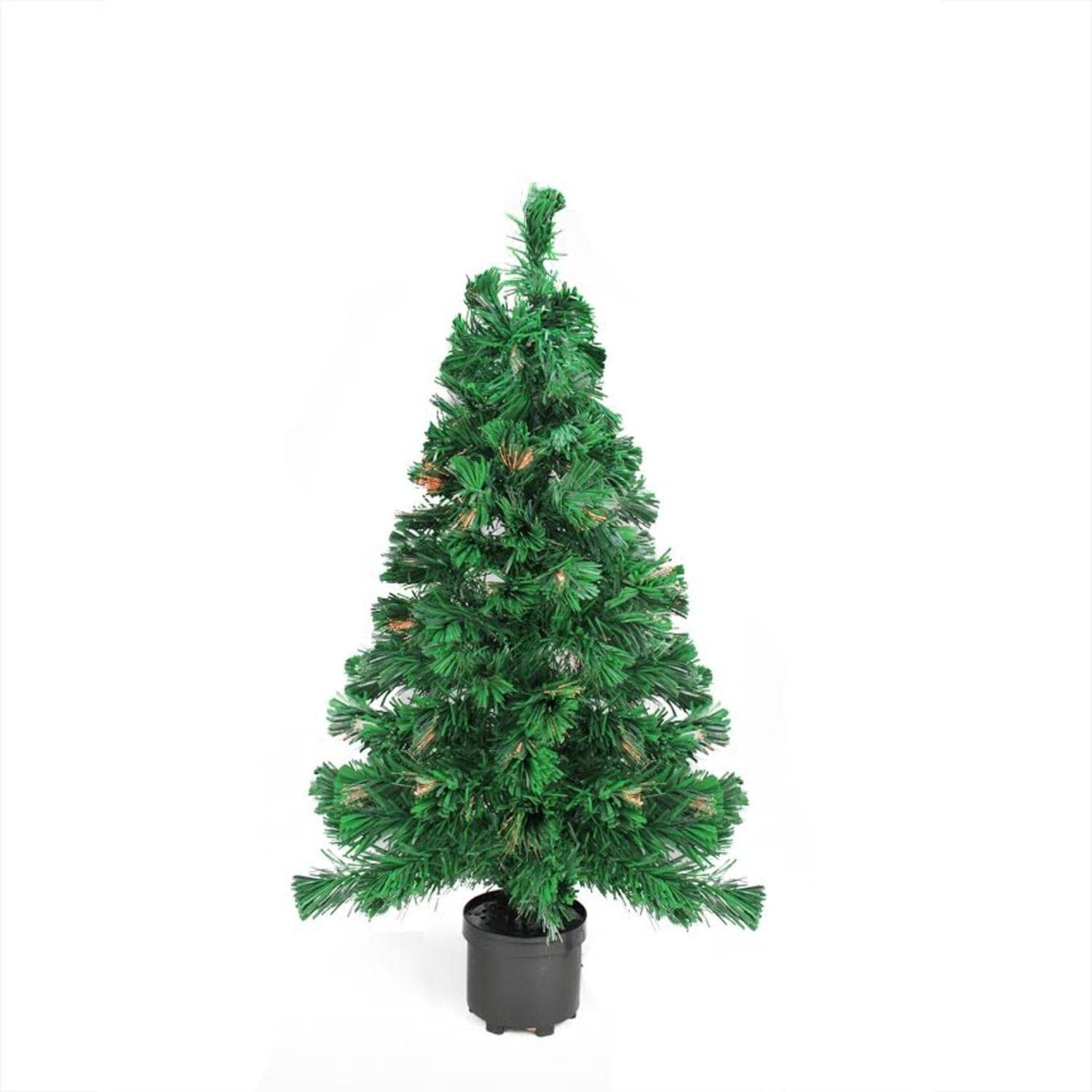 3' Pre-Lit Color Changing Fiber Optic Artificial Christmas Tree - 3 ...