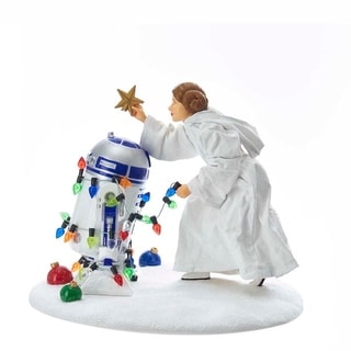 Kurt Adler 5.3-inch Princess Leia and R2D2 Table piece - Bed Bath ...