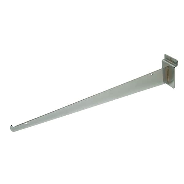 Econoco - SW/16KB - 16" Chrome Shelf Bracket for Slatwall Sold in Pack ...