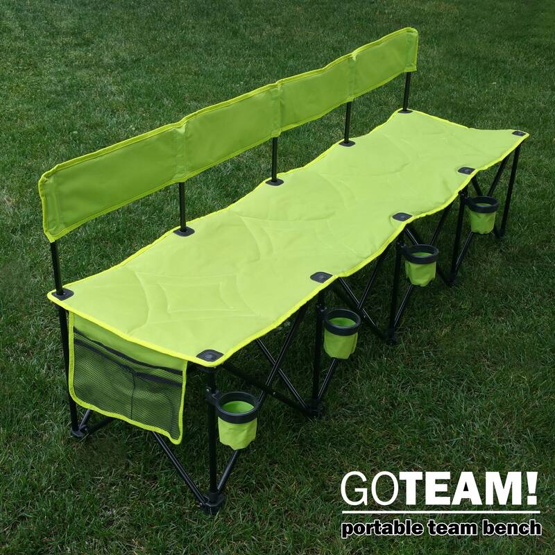 GoTEAM Multi Seat Portable Folding Team Bench - Size/Color Options ...