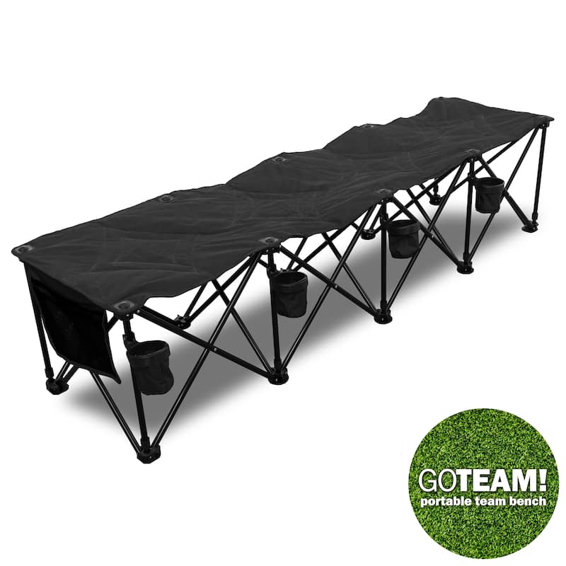 GoTEAM Multi Seat Portable Folding Team Bench - Size/Color Options ...